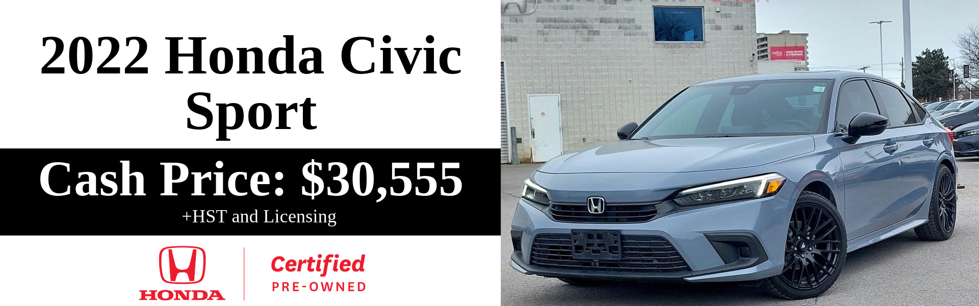 Manager Specials - Civic Motors Honda
